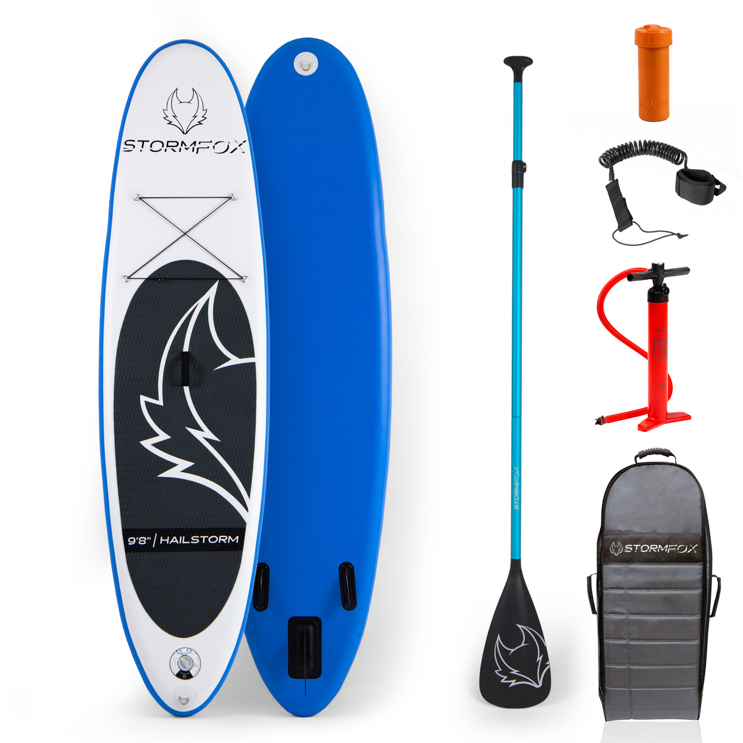 Hailstorm Stand Up Paddle Board Kit – 9’8″ | Stormfox